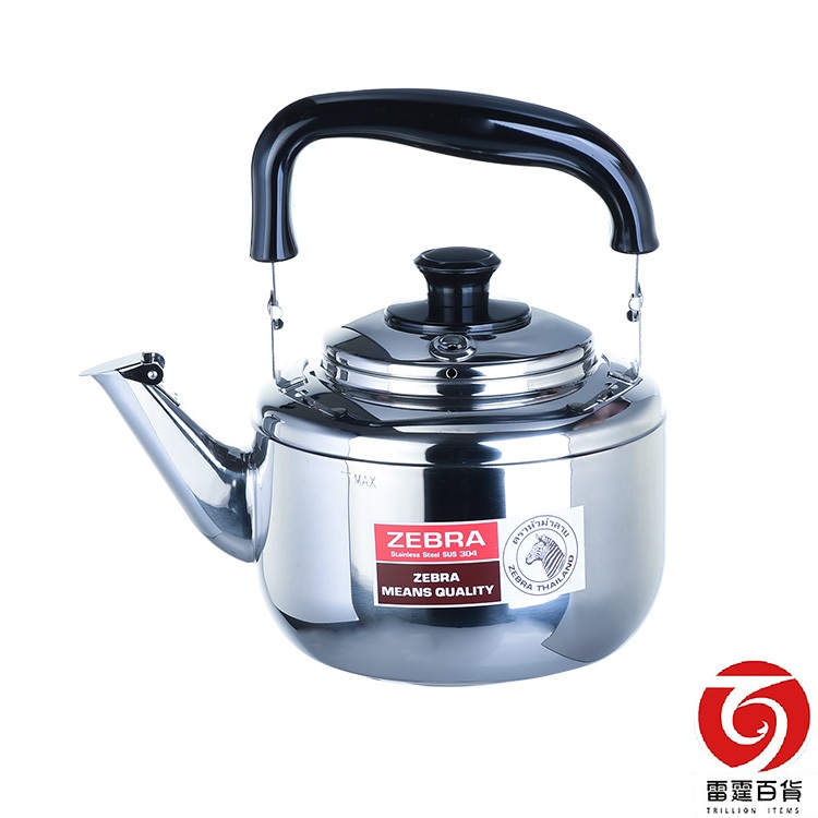 ZEBRA Brand 304 Stainless Steel Century Flute Kettle 3L Boiling Water ...