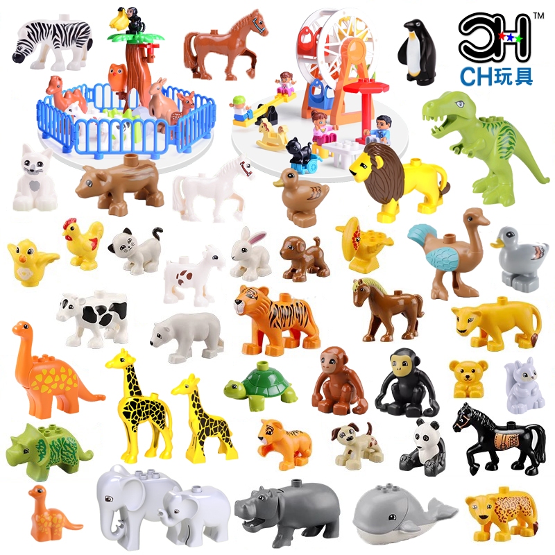 [Large Particles] Animal Accessories Scene Combination Lego Style ...