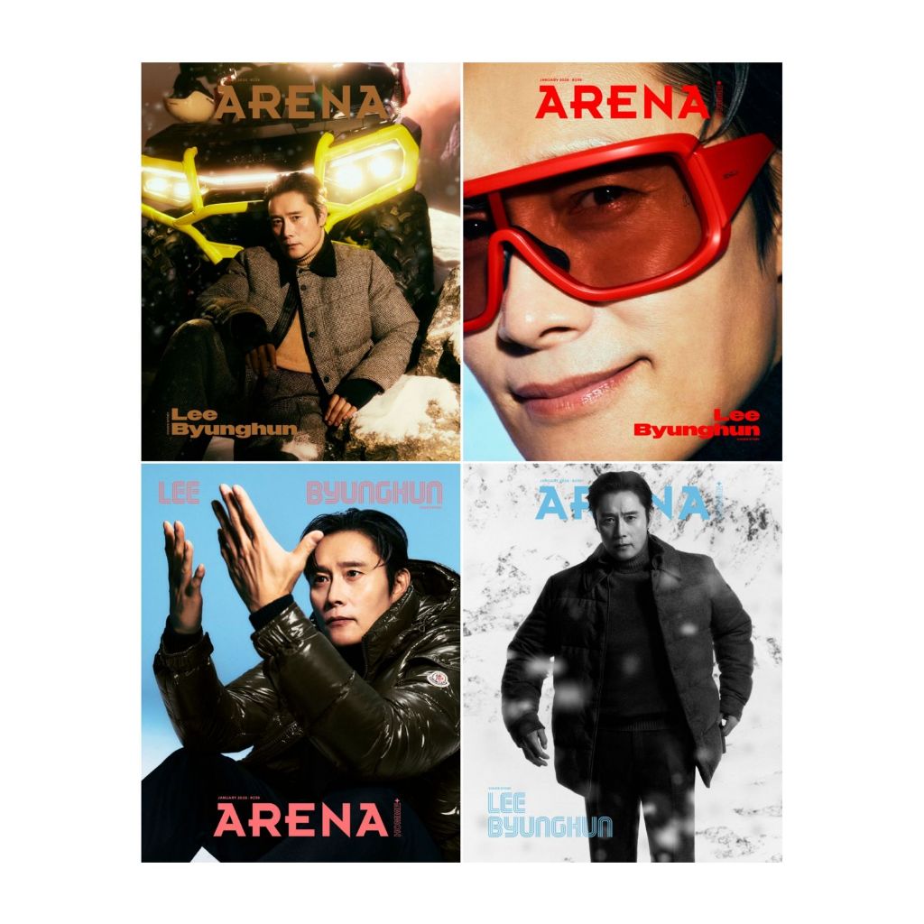 KPM-ARENA (Korea) January Issue 2026 Four Random Covers Lee Byung Hyun ...