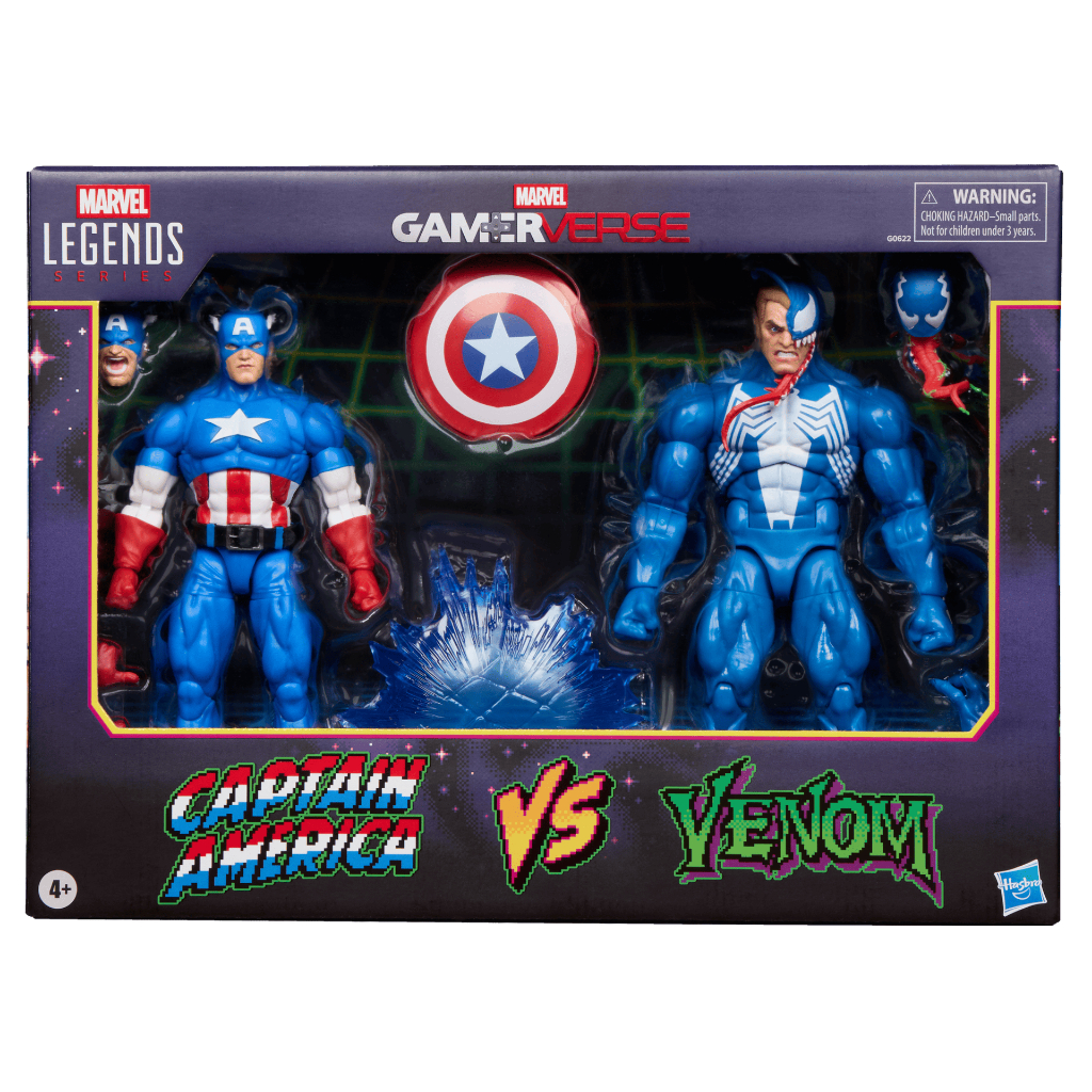 Marvel Legends Captain America VENOM GAMEVERSE Double Pack Video Game ...
