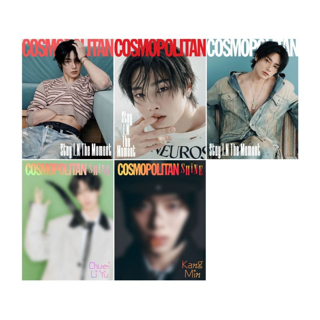 KPM-COSMOPOLITAN (Korea) December Issue 2025 Three Covers Stray Kids-I ...