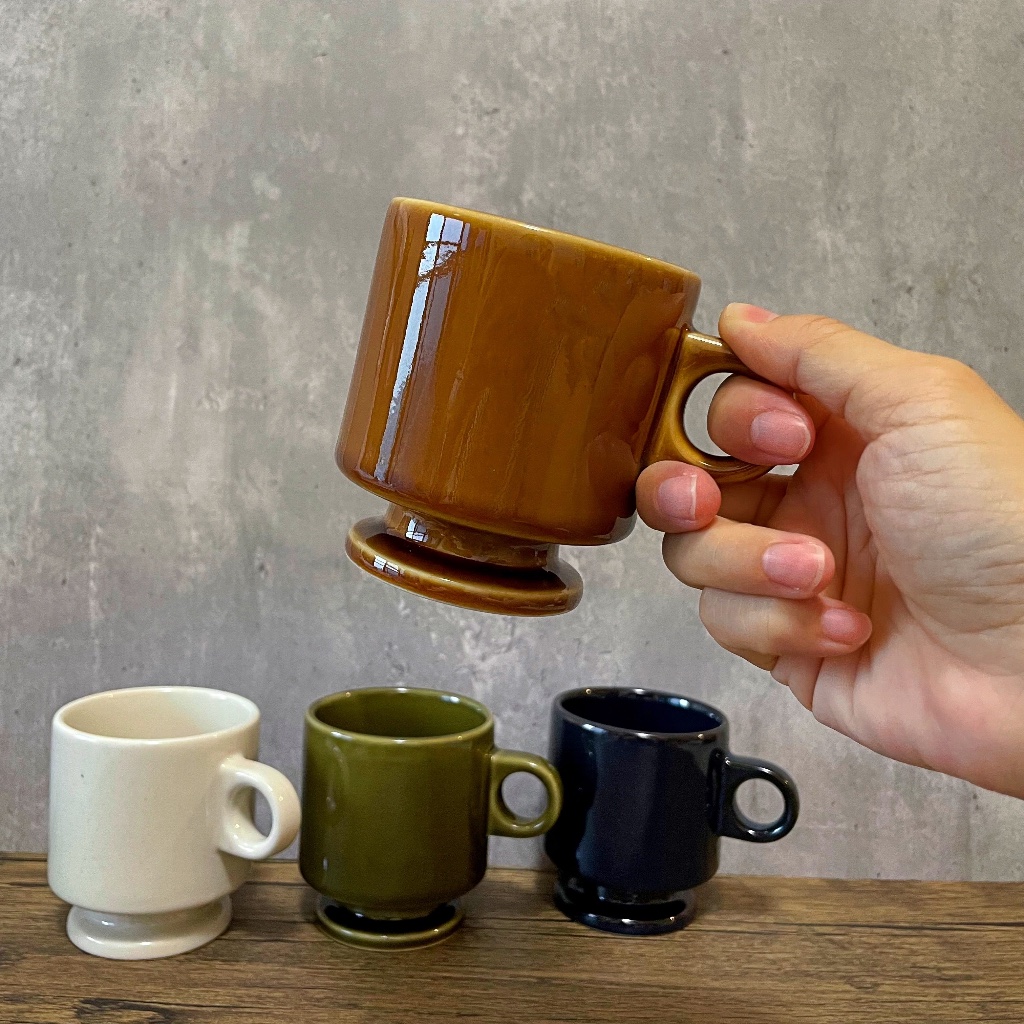 [Rest] Japan Smith Stackable Foot Mug 240ml Fashionable Stylish ...