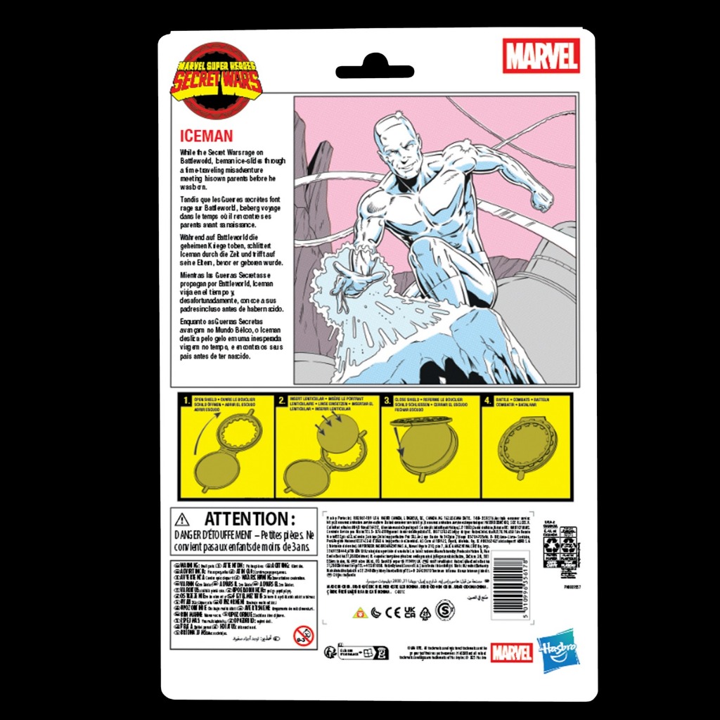 Marvel Legends 6 Inch Retro Elevator Secret Wars Iceman X-Men | Shopee ...