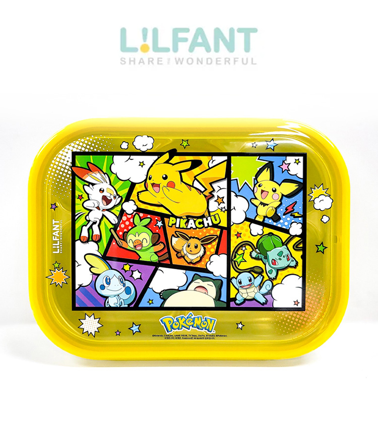 Made In Korea Pokémon Pikachu Stainless Steel Dinner Plate Tableware ...