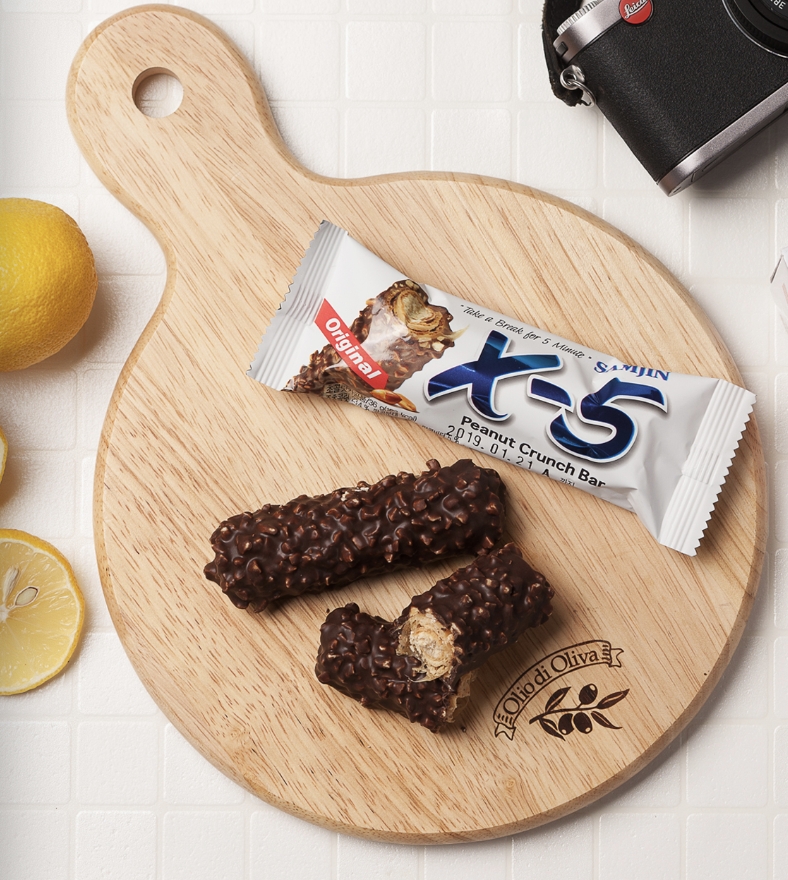 "Korean Market" Korean SAMJIN X-5 Peanut Chocolate Bar Dark Orea | Shopee Singapore