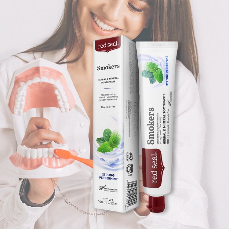 New Zealand Red Seal Whitening Toothpaste 100g (Smoking/Heavy Coffee ...
