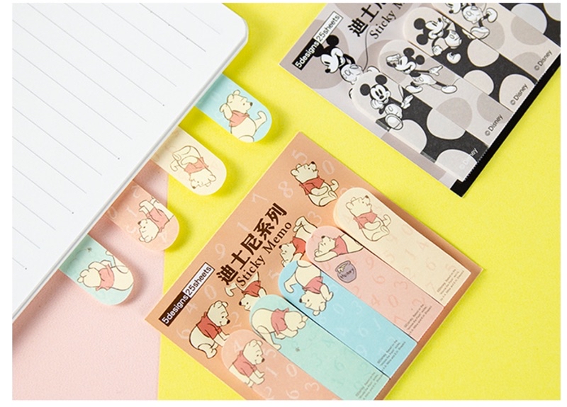 Disney Post-It Notes Indicated Princess Memo Message Stickers Pooh ...