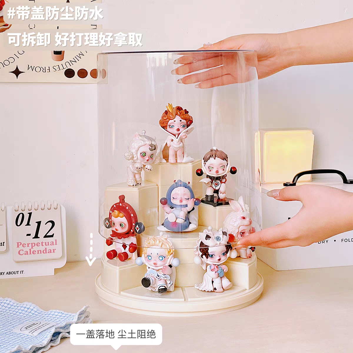[ME Boutique] DIY Module Rotating Box Cute Baby Display Mystery Storage ...