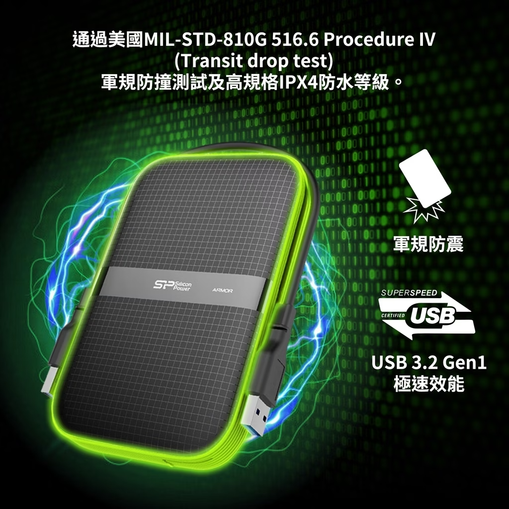 SP A60 External Hard Drive 1TB 2TB 4TB 5TB 2.5 Inch Military ...