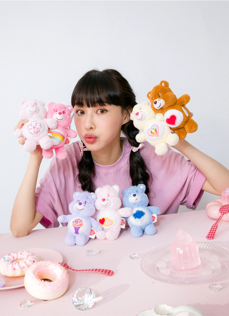 Grace Gift [Grace Accessories] Care Bears & Cousins Pink Plush Doll ...