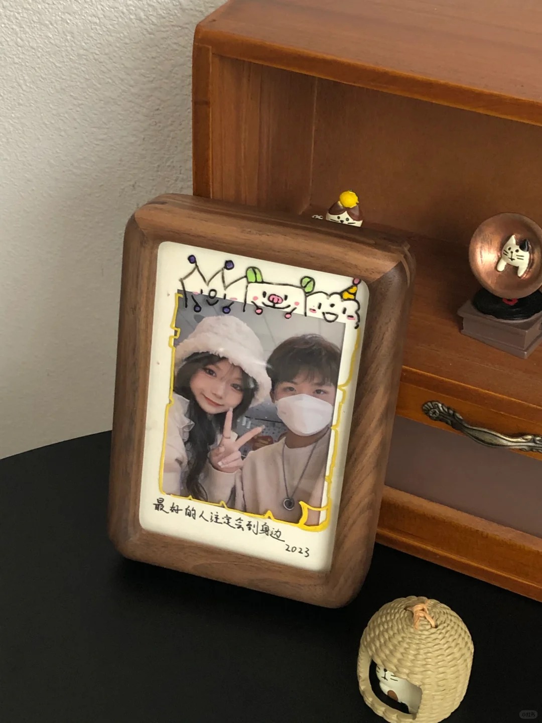 Good Things x Creative Plant Specimen Solid Wood Photo Frame Set Black ...