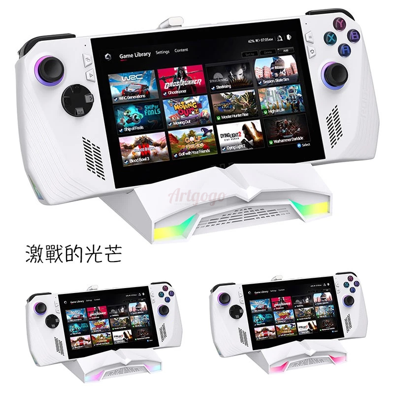 R ROG Ally Steam Deck Nintendo Switch Game Console Stand, 10Gbps ...