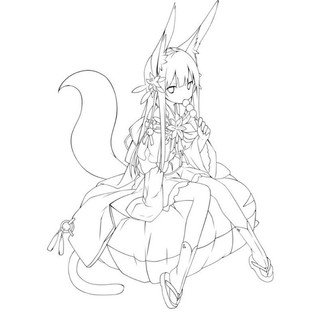 Set Of 30 Cute Waifu Anime Girl Coloring Pictures Size A4 - A5. For Wax ...