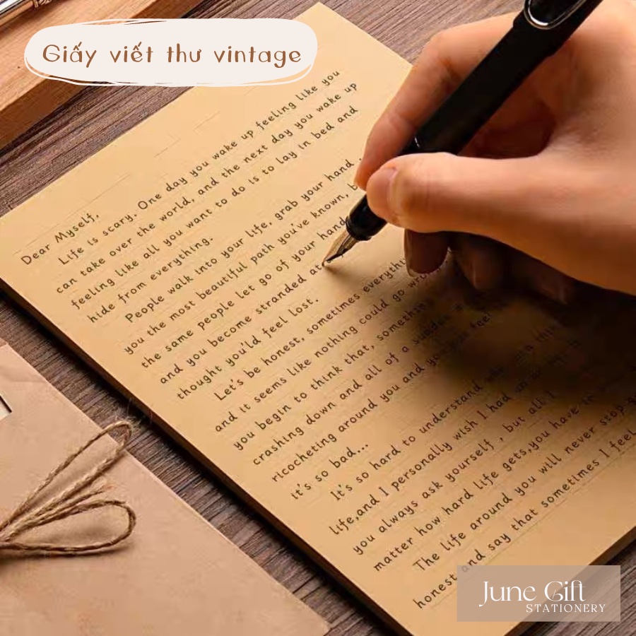Kraft paper for writing letters, envelopes, vintage style handwritten ...