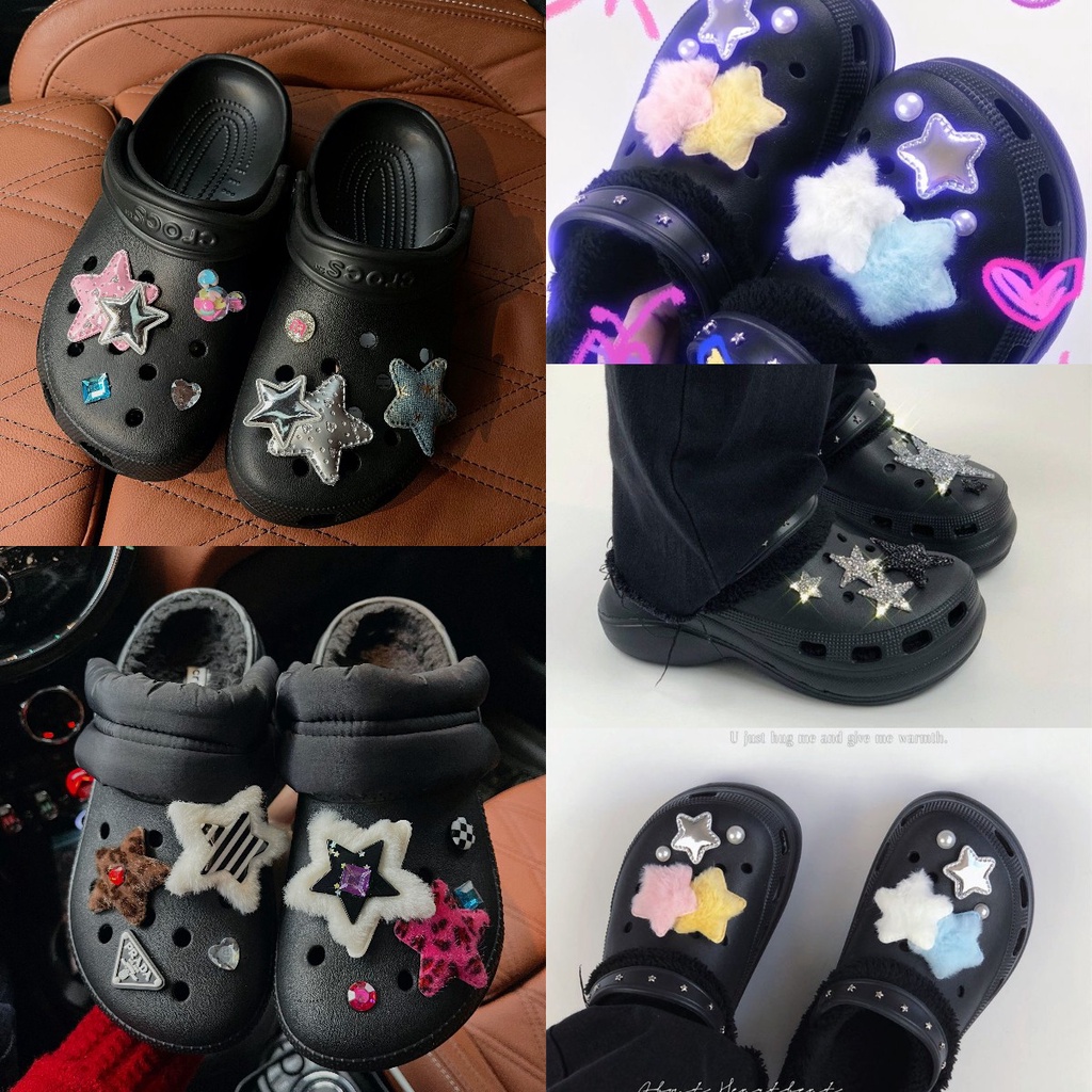【star series】crocs jibbitz diy shoe accessorie ins Shoe Decoration ...