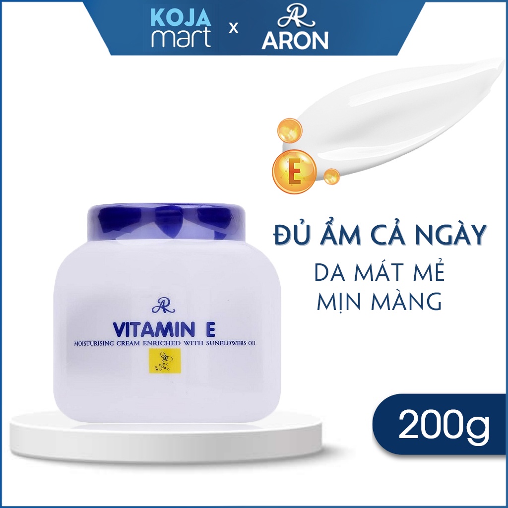 Aron Thailand Vitamin E Moisturizing Cream 200g | Shopee Singapore