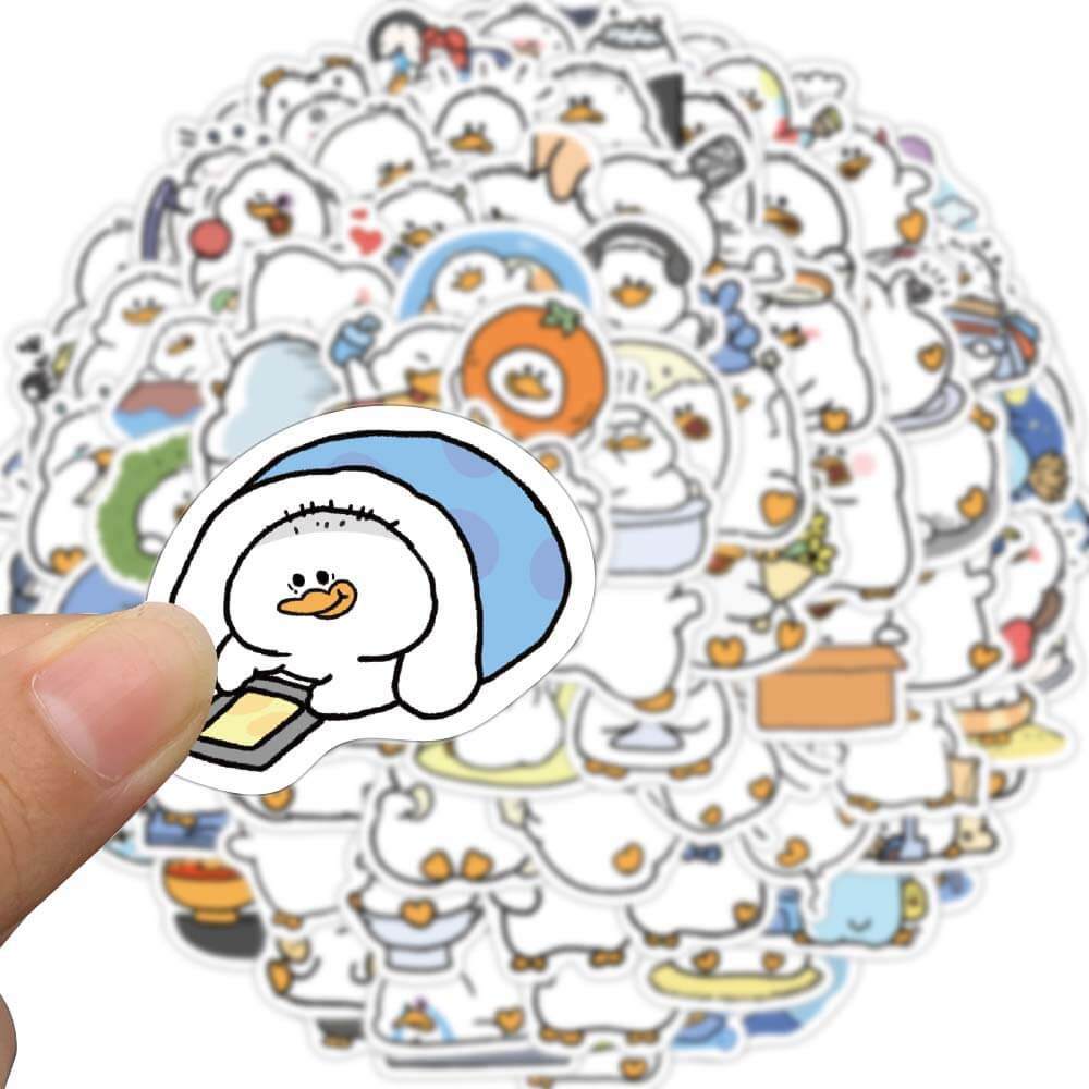 [Small stickers]100pcs Fatty Duck Stickers Cute Vsco Girl for Laptop ...