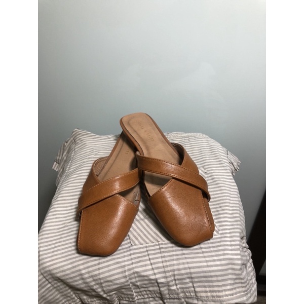 Leather Cross Strap Mules, Youthful Design (pass) | Shopee Singapore