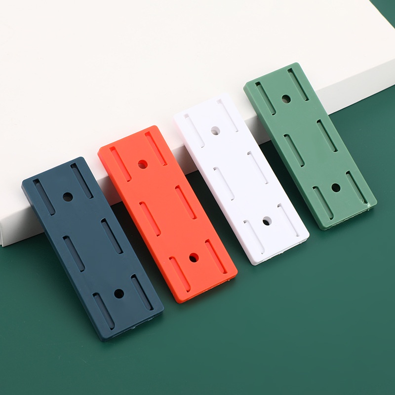 Row Holder Plug Hook Wall Mounted Power Strip Retainer Self-Adhesive ...