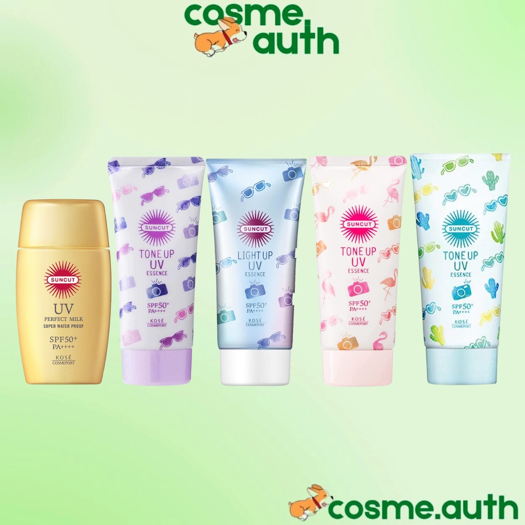 Kose Suncut Suncut UV Protect Gel, Kose Suncut Tone Up UV Essence SPF50 ...