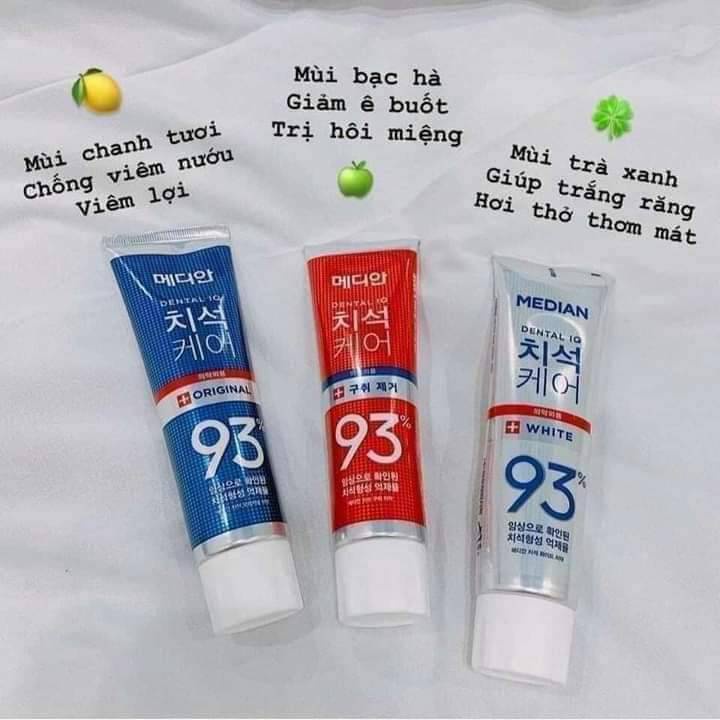 Median 93% Korean Toothpaste, 120g Tube | Shopee Singapore