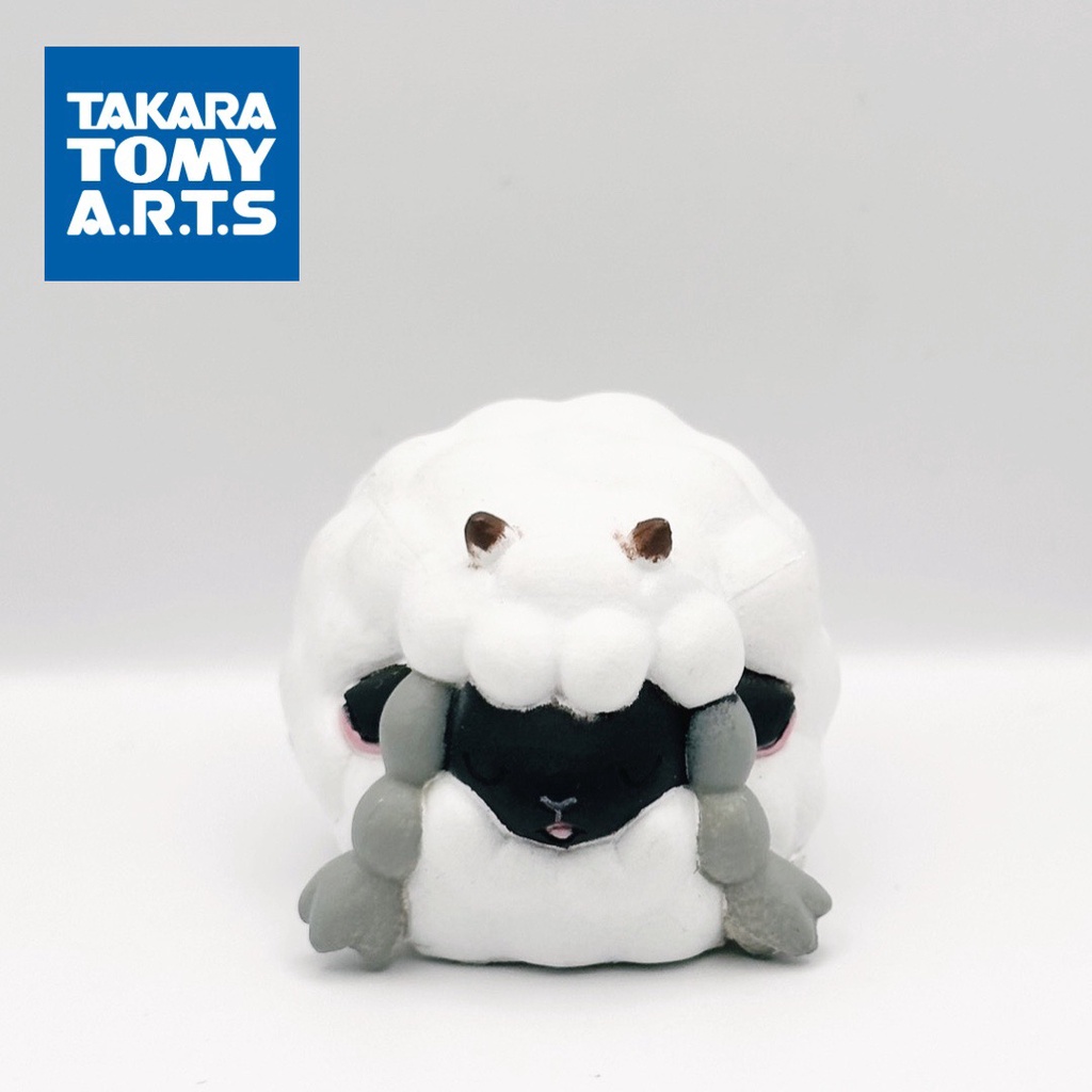 [Genuine] Pokemon Takara Tomy Arts Sleeping Wooloo Children's Toy Model ...
