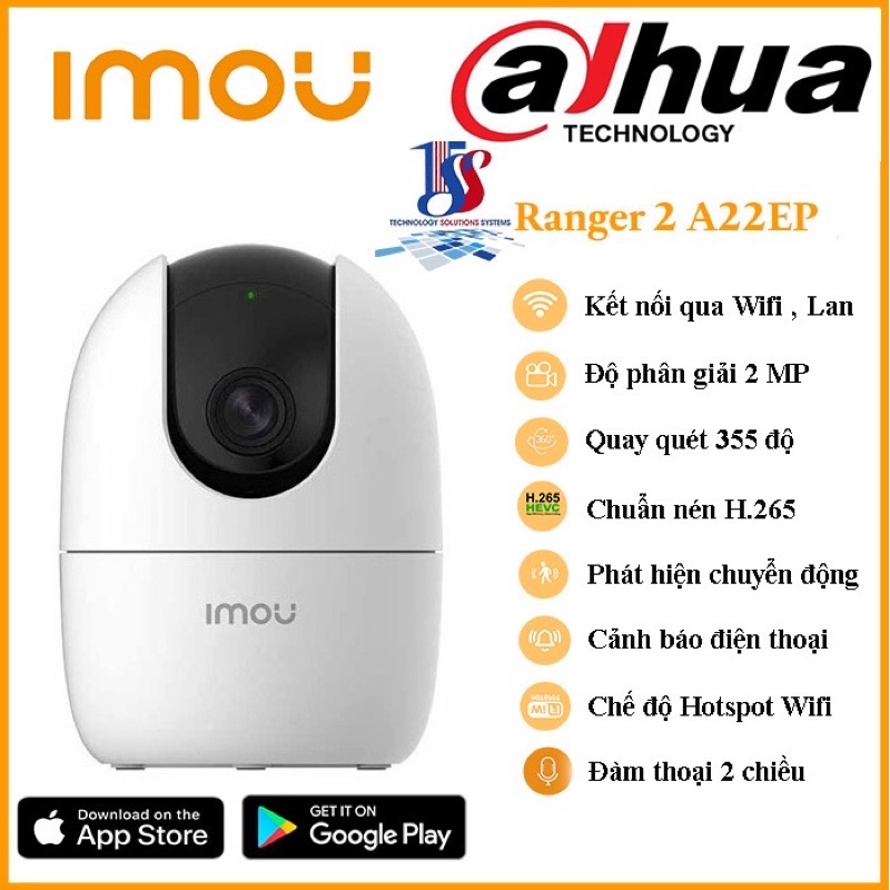 Imou Ranger 2 A22EP wifi Camera, IMOU Ranger 2 Camera DSS - | Shopee ...