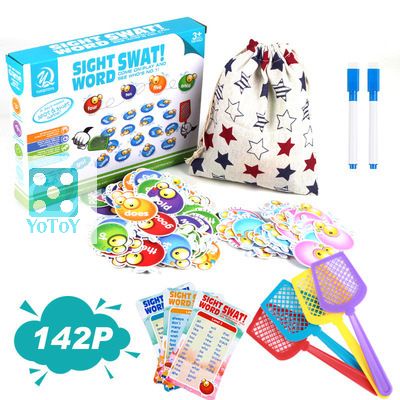 Sight word swat toy set - Sight word swat! Fun and useful fly swatter ...