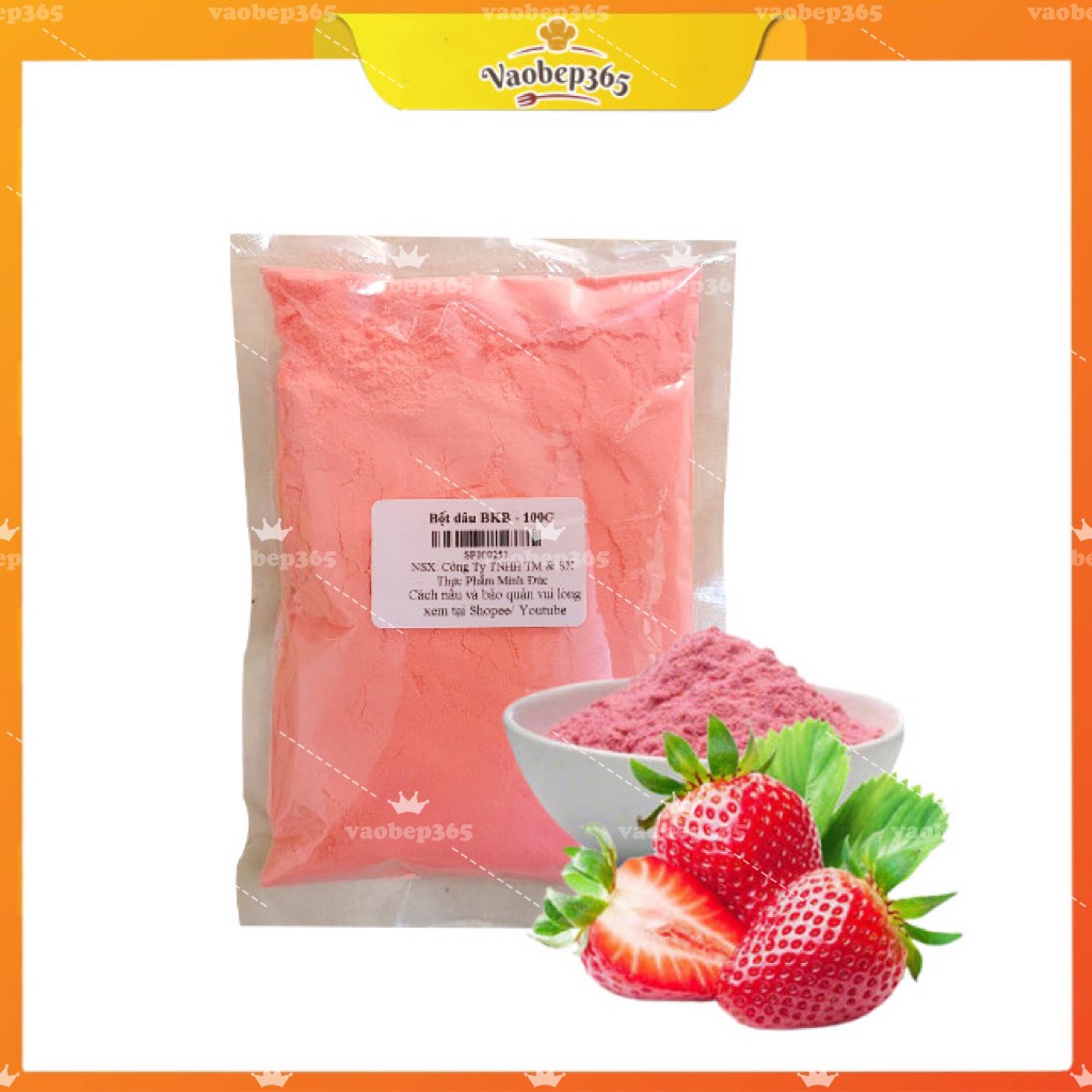 Pure strawberry powder 200gr creates color and flavor for Nougat candy ...