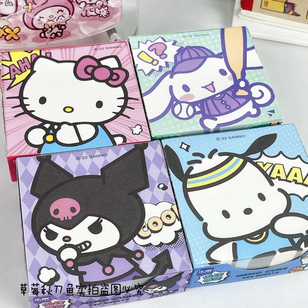 Ohaya D303 250 Sheets Sanrio Paper Brick Pacha Dog Kuromi Notepad ...