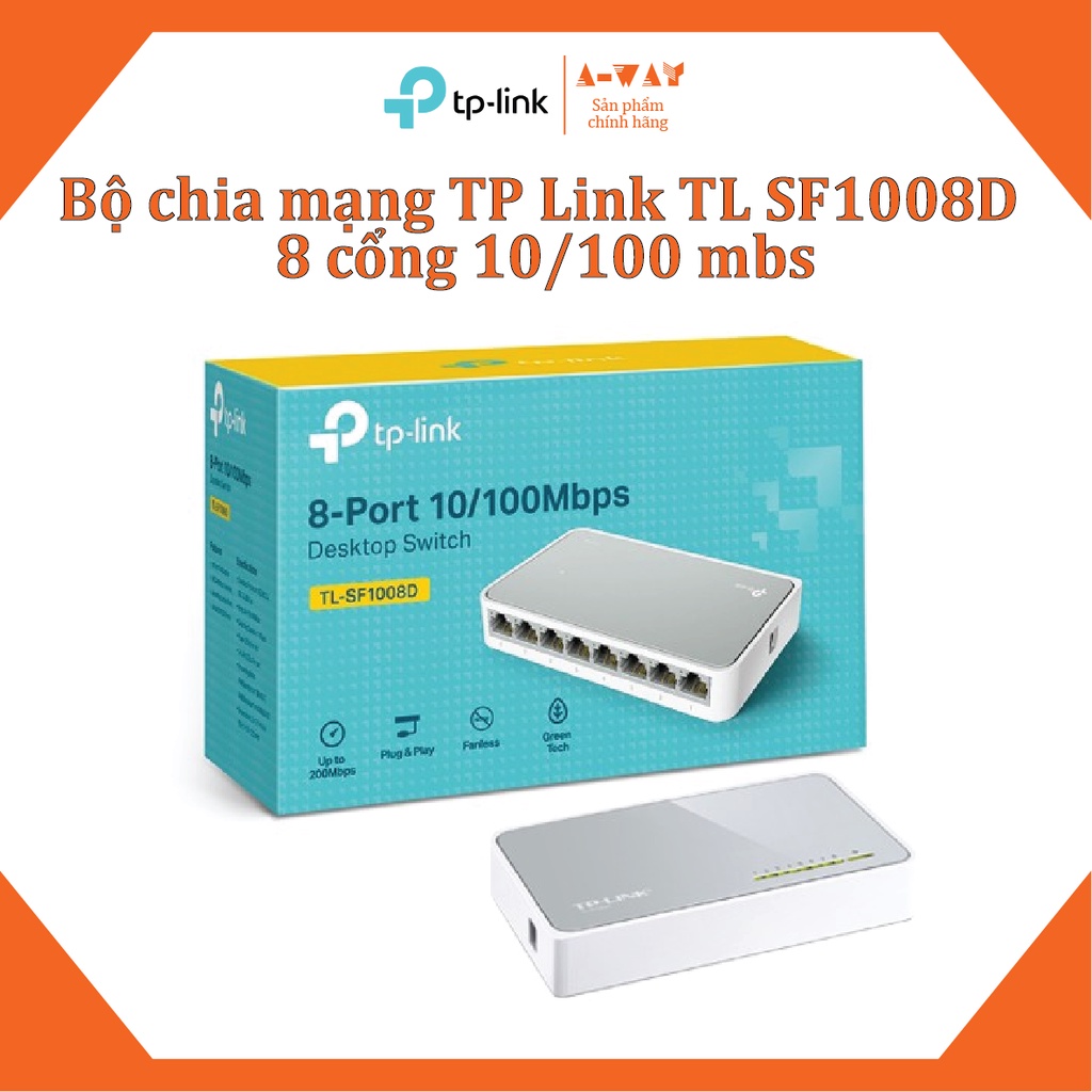 Tp Link TL SF1008D network switch 8 ports 10/100mbs genuine network ...
