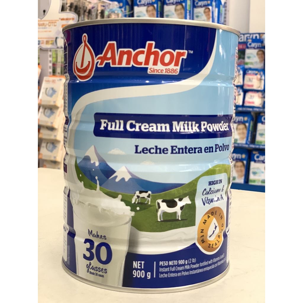 Anchor whole milk powder, skimmed 900g box | Shopee Singapore