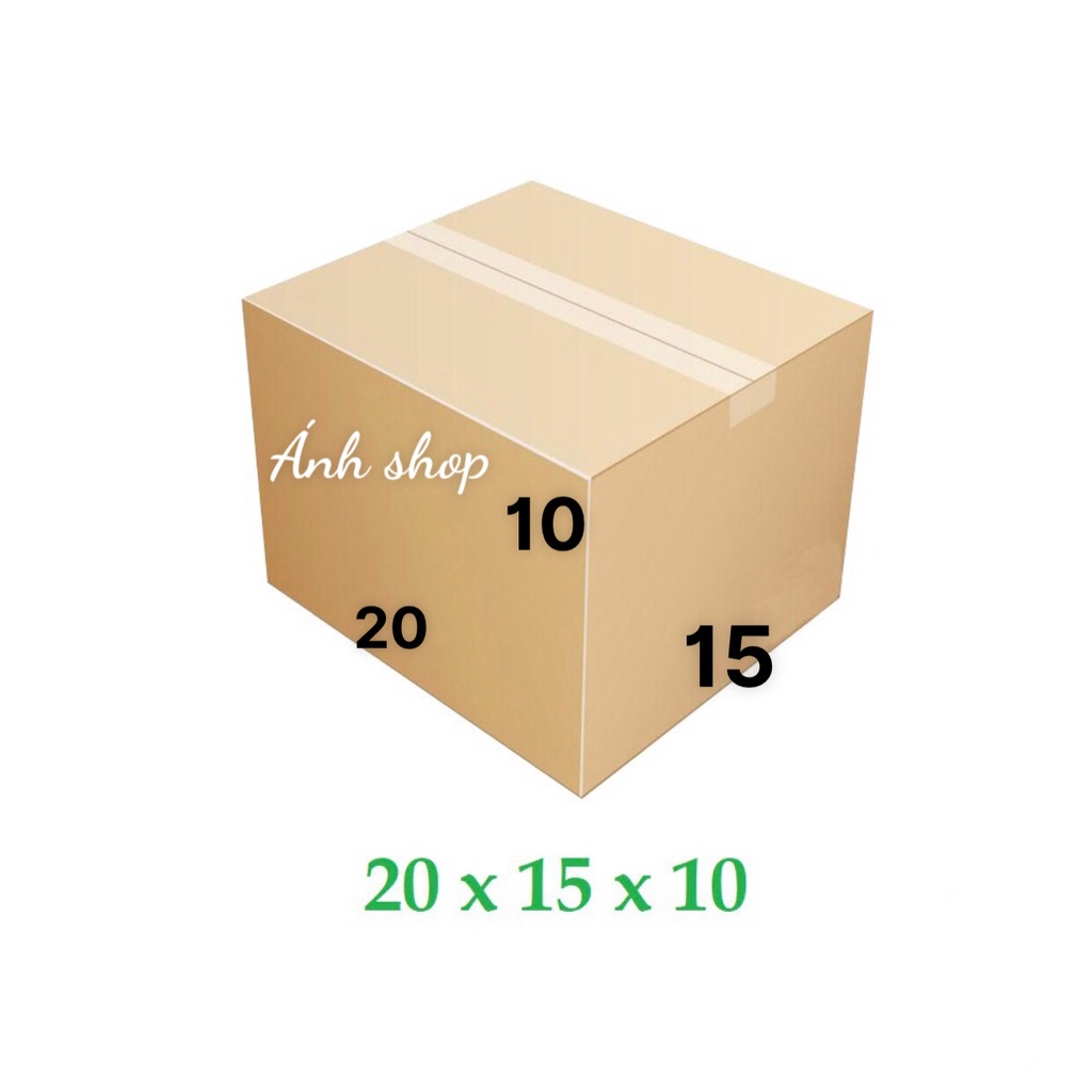 20 Cartons 20x15x10 Cm - 3-layer Carton Box with brown surface | Shopee ...