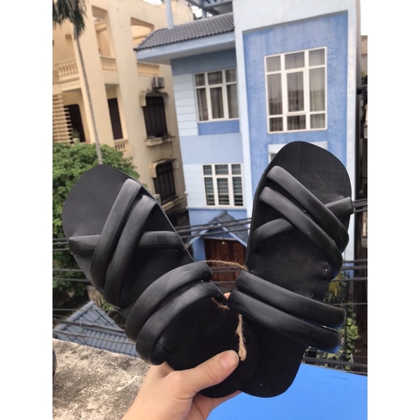 Traditional Uncle Ho rubber tire sandals, 5-strap Uncle Ho's beard ...