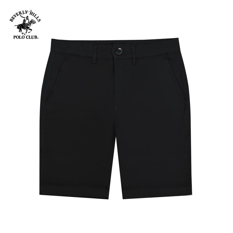 Beverly Hills Polo Club - Men's Slim Fit BK Shorts Black - BHPC ...