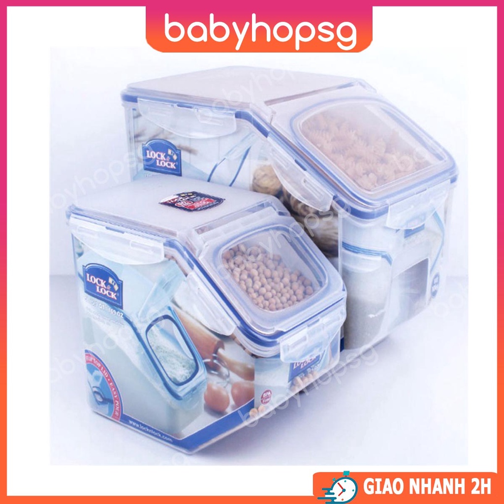 Lock&lock Special Rice Container HPL510 10kg-12L HPL700-5L - BABYHOPSG | Shopee Singapore