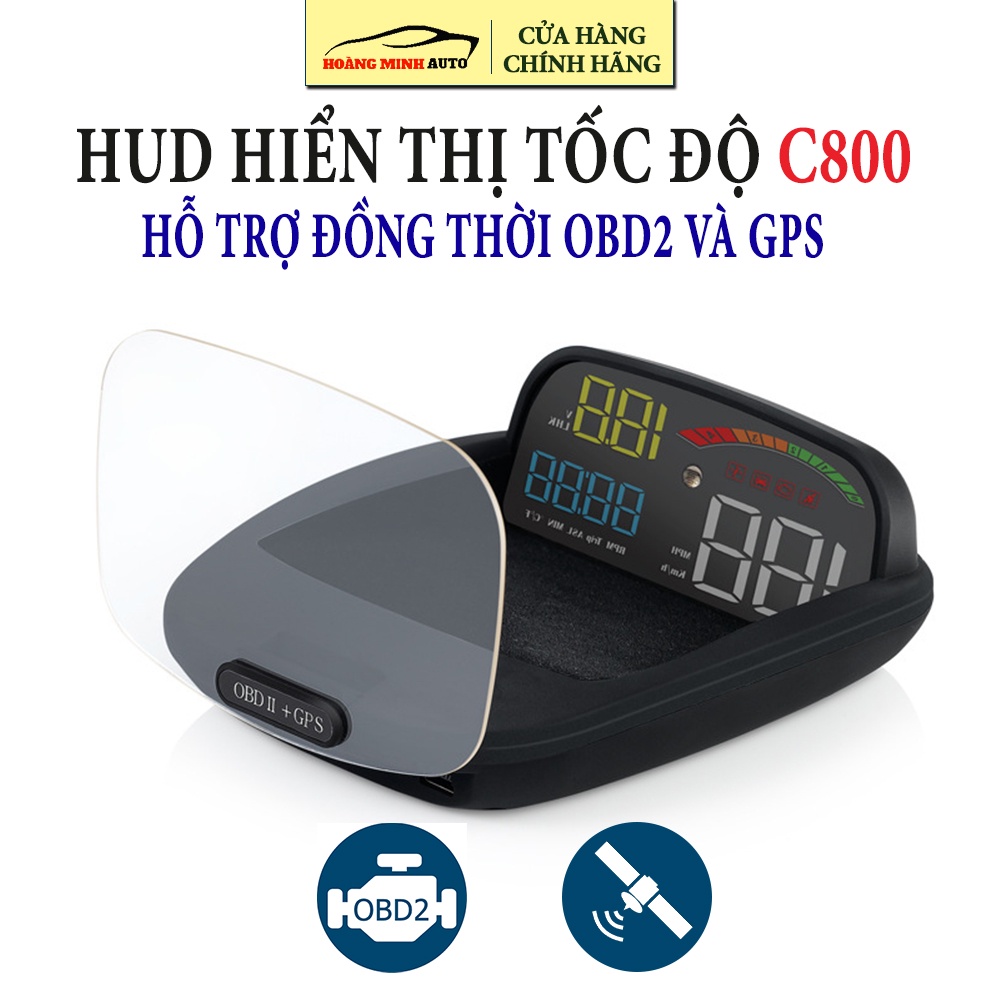 Hud Displays Car Speed And Warning C800 - Free OBD2 cable | Shopee ...