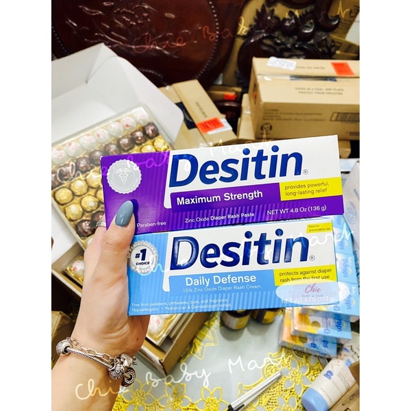 [Air Us] DESITIN Blue / Purple Diaper Rash Cream -113 / 136g | Shopee ...