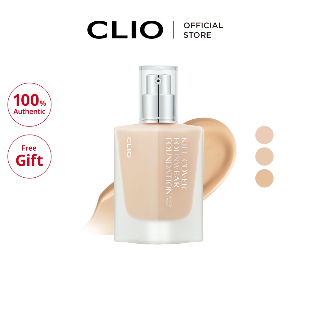 [CLIO] 72-hour Long Lasting Matte │ Kill Cover Founwear Foundation SPF30 PA+++ (Semi-matte ...