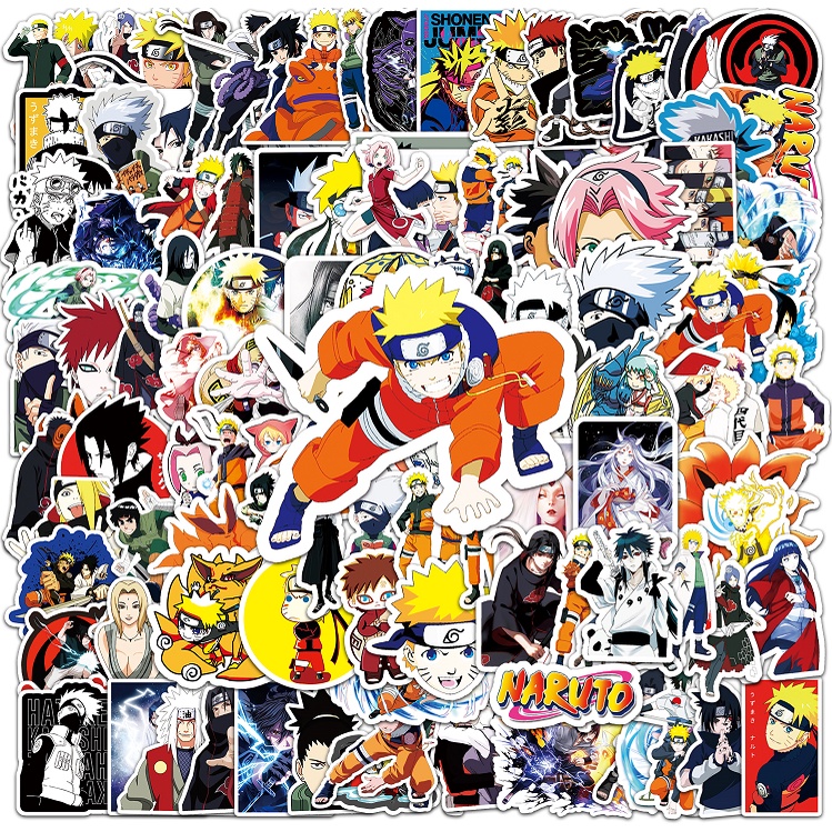 116 Piece Funny Naruto Stickers Waterproof DIY For Phones Laptop Car ...