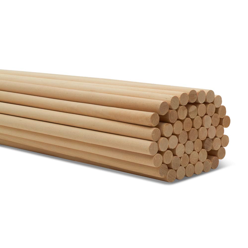 20 5mm round bamboo sticks, 80cm long, used to make models, handmade ...