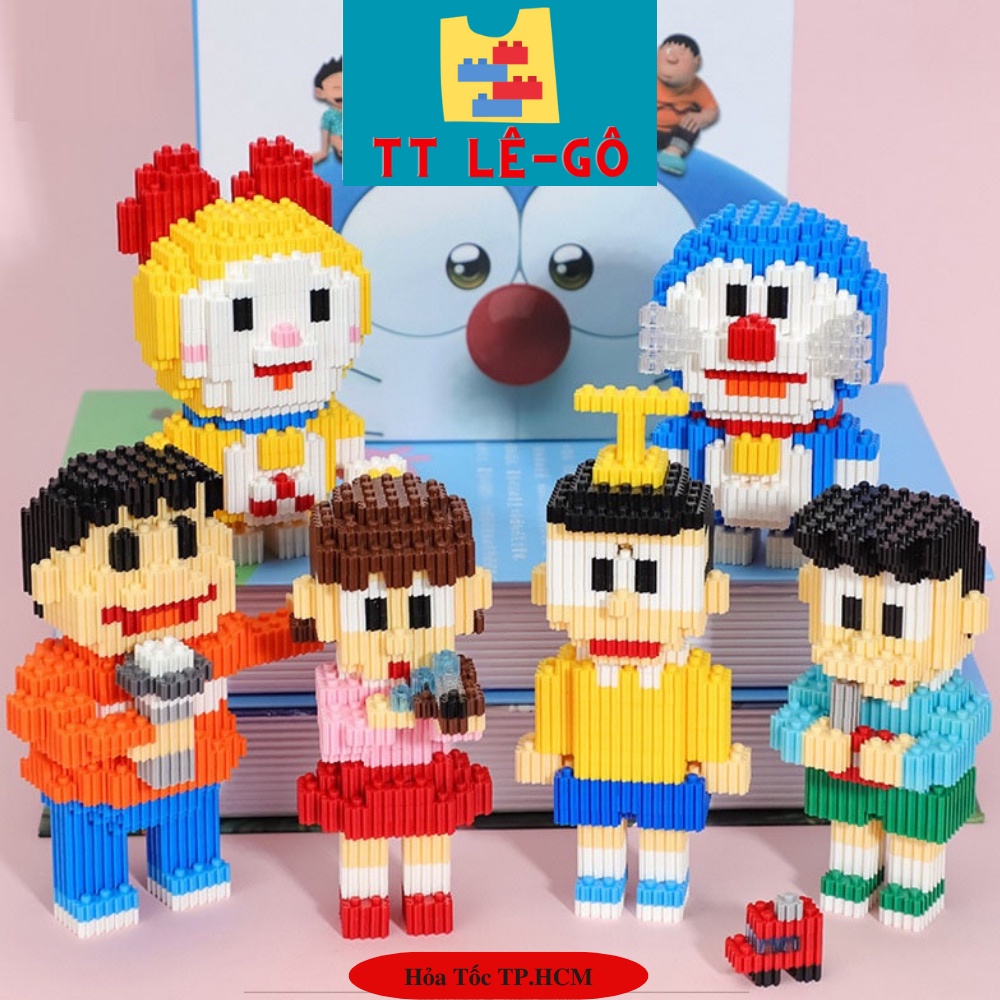 Doraemon and friends assembly toys, DOREMON,NOBITA,XUKA,CHAIEN,XEKO ...
