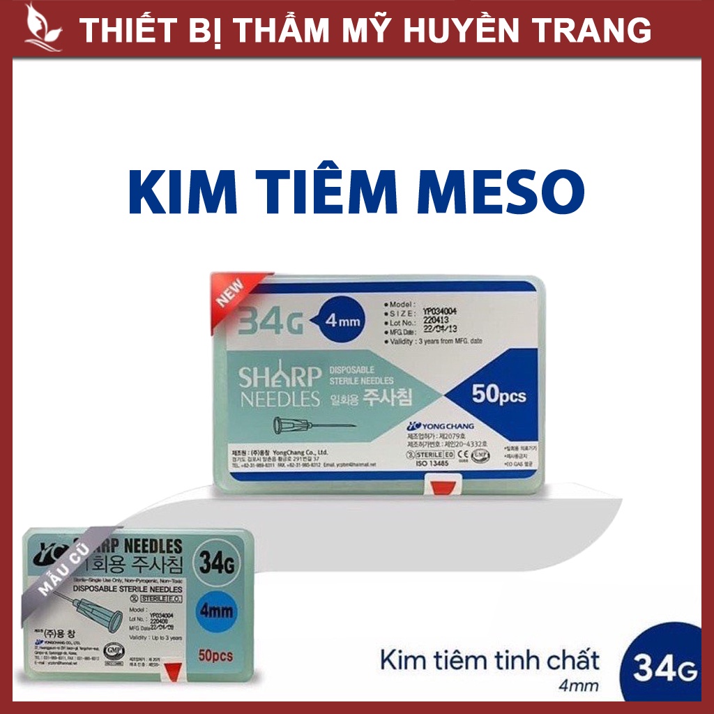 Meso Needle 34G 32G 30G 4mm Long Injection Of Nutrients Stretching