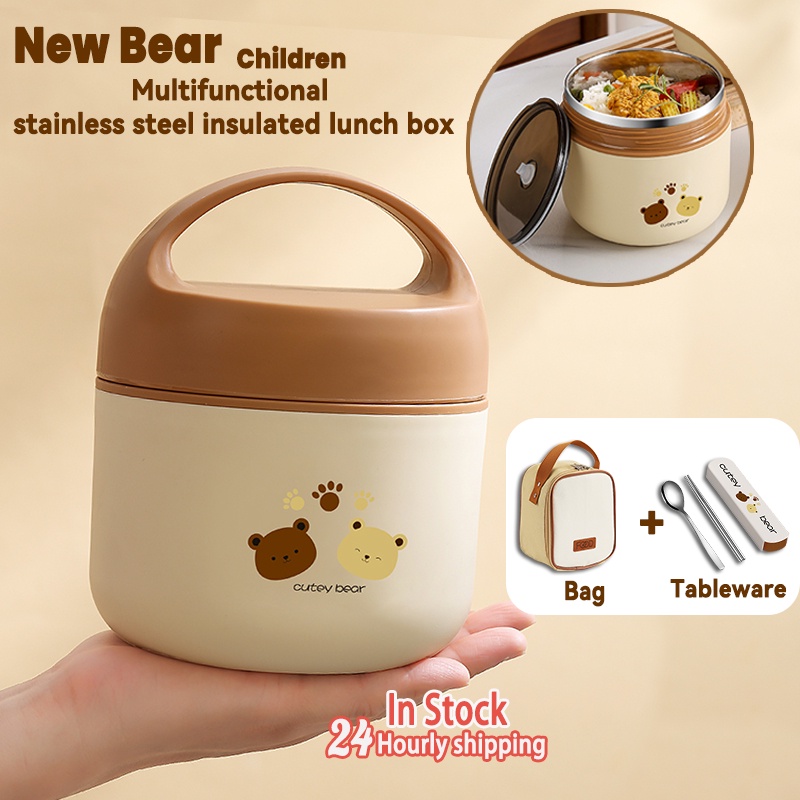 Thermal Lunch Box Stainless Steel Insulated Lunch Bag Food Warmer 890 ...