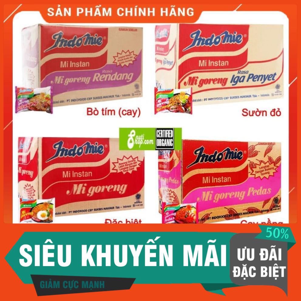[GENUINE Indomie] Goreng Indomie dry fried noodles 1 box of 20 packs ...