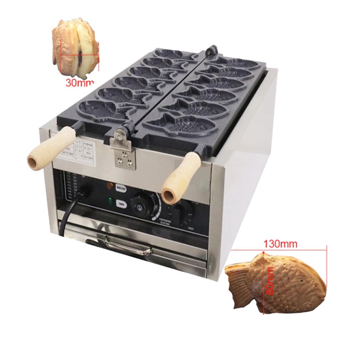Taiyaki 6 Large Fish Cake Maker Using Electricity | Shopee Singapore