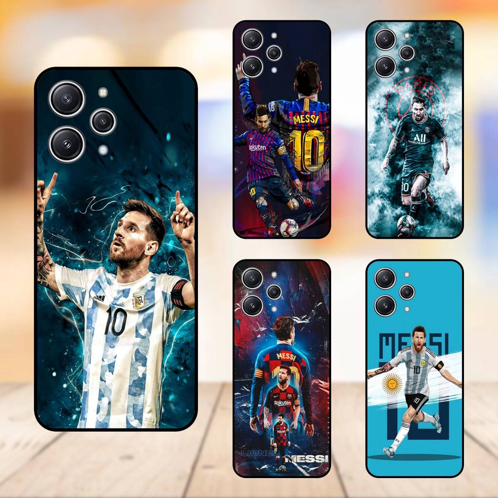 Xiaomi Redmi 12 Black Bezel Lionel Messi Barcelona PSG Phone Case ...
