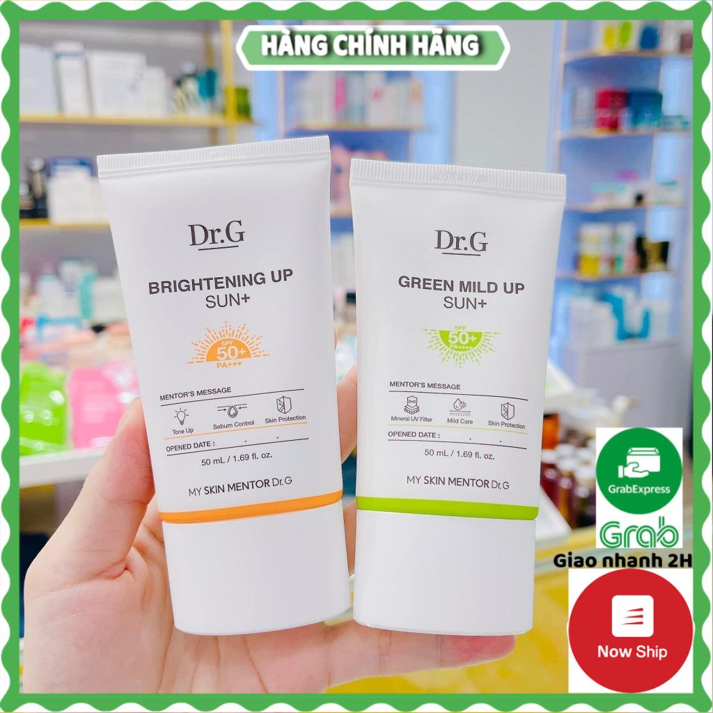 Dr.g Brightening Up Green Mild Up Sun + DRG Tone Up Green Orange Dr G 50ml - HANA | Shopee Singapore