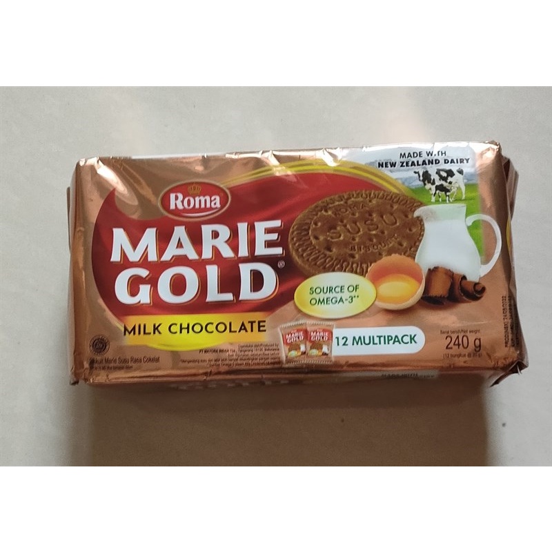 Roma Marie gold cake milk chocolate flavor 240g (snack) | Shopee Singapore