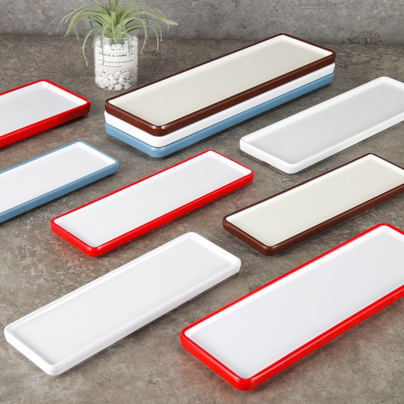 Melamine Plate Slim Narrow Long Plastic Tray Hot Pot Commercial ...